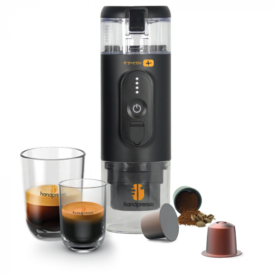 Handpresso e-presso Plus portable coffee maker with battery for the car ...
