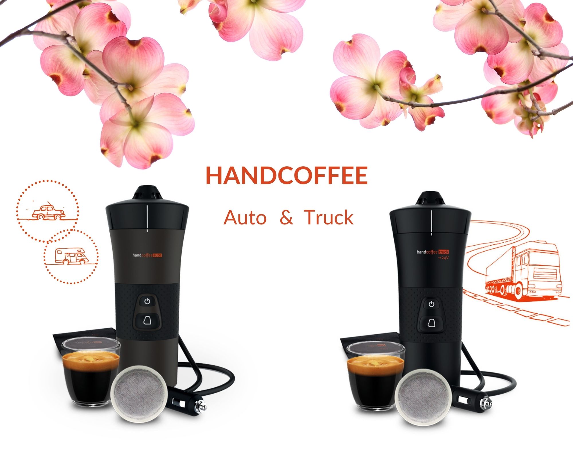 New Handcoffee Auto and Handcoffee Truck coffee machines available!